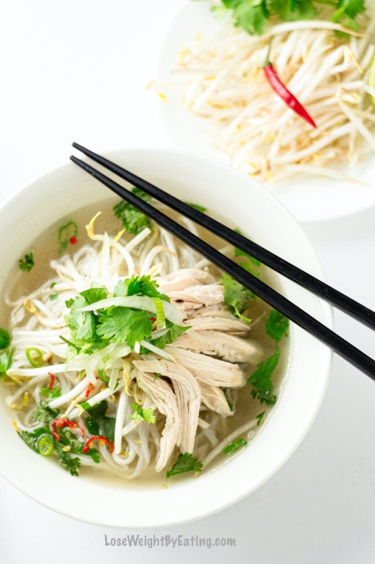 Low Calorie Chicken Pho - Lose Weight By Eating