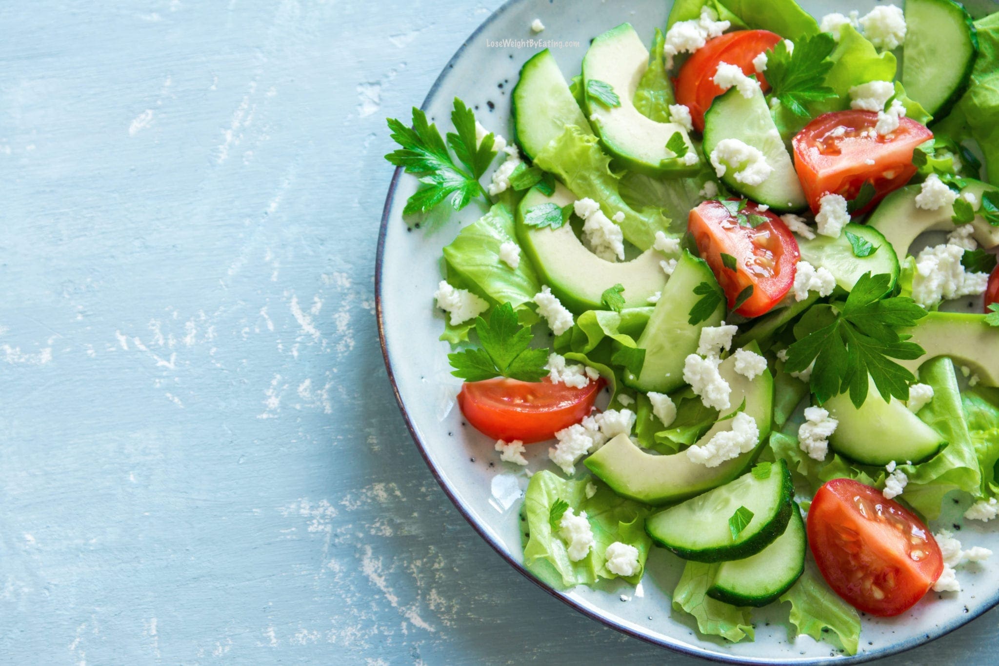 Low Calorie Avocado Salad - Lose Weight By Eating