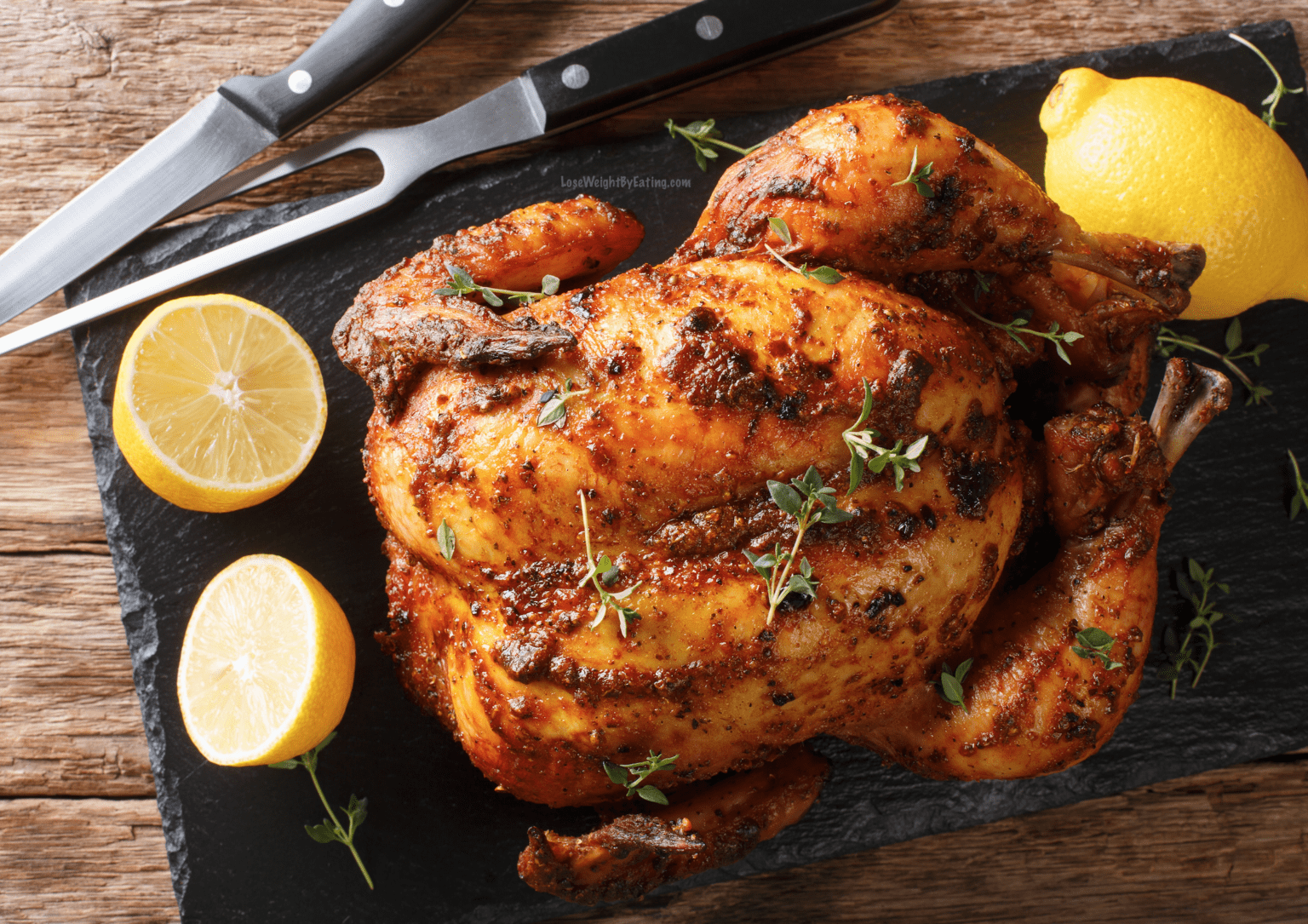 Low Calorie Whole Chicken - Lose Weight By Eating