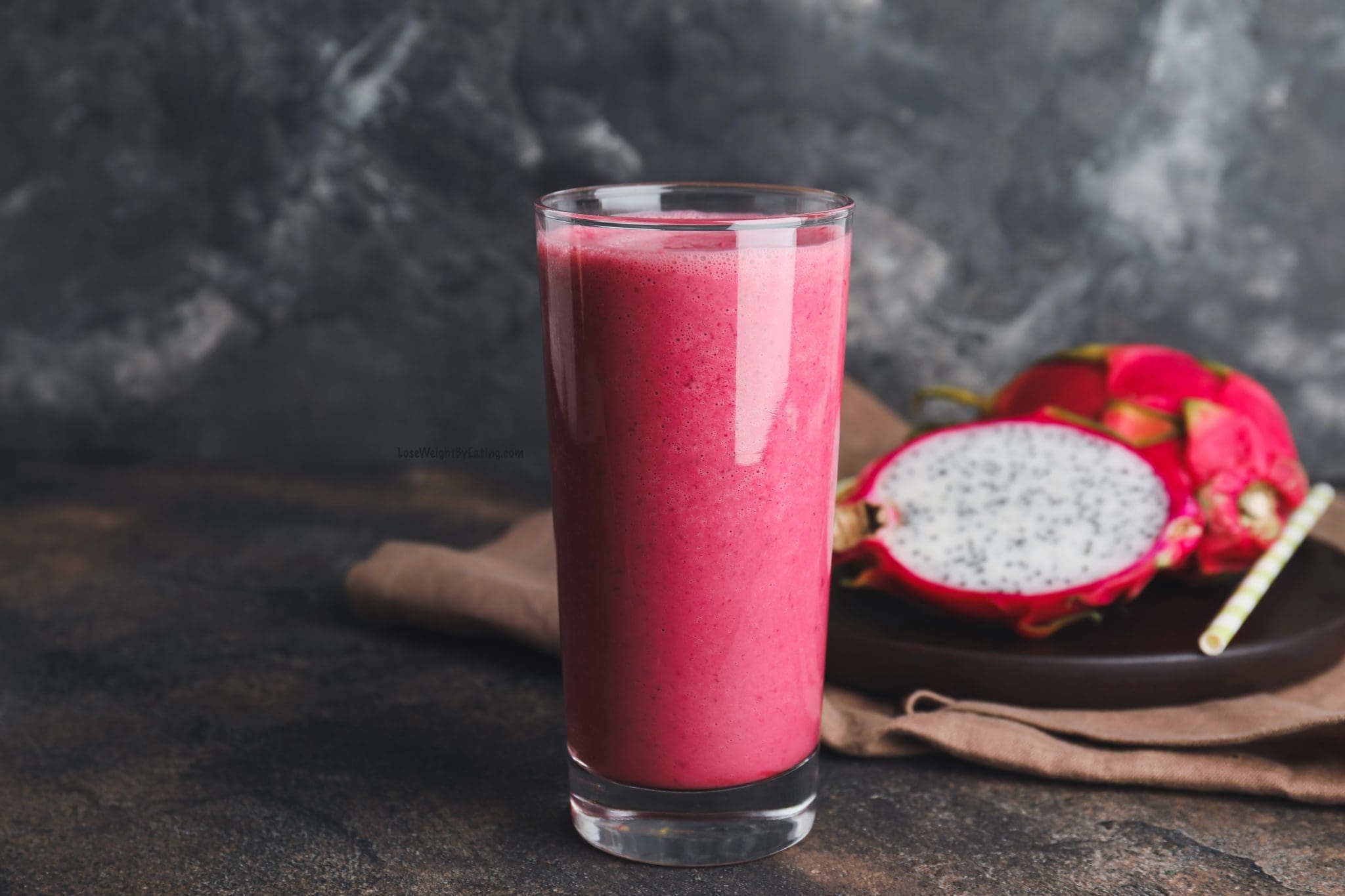 Low Calorie Dragon Fruit Smoothie for Weight Loss - Lose Weight By Eating