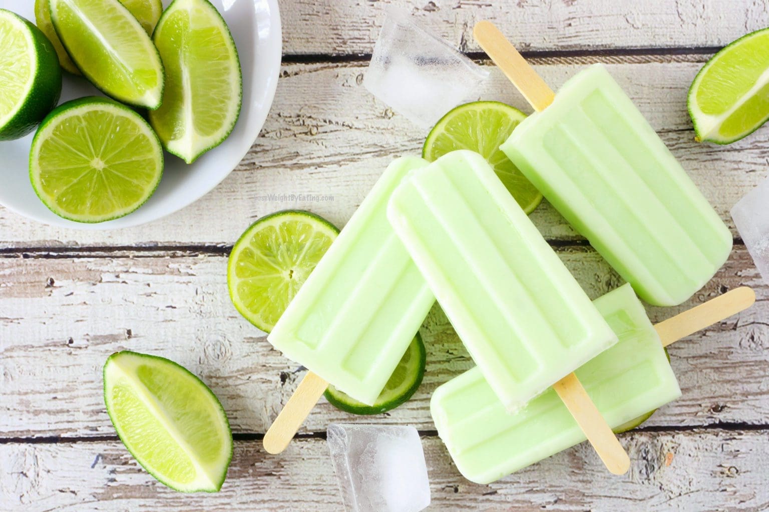 Low Calorie Lime Popsicles - Lose Weight By Eating