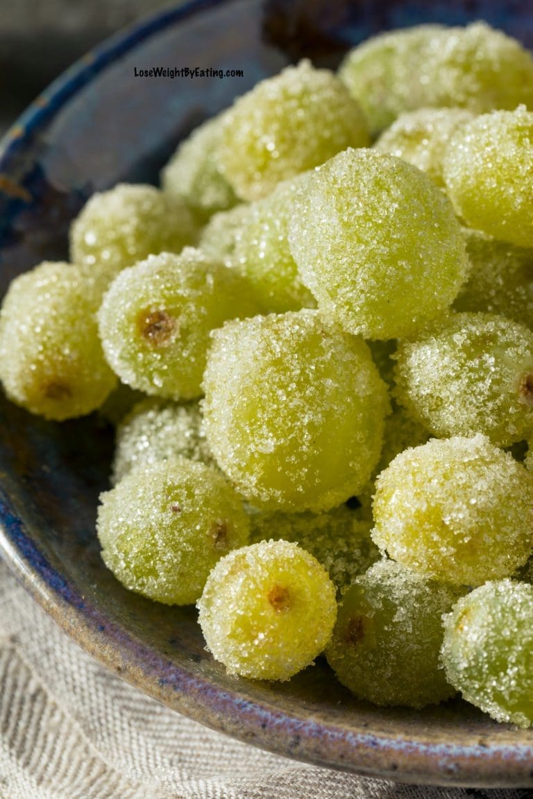 Low Calorie Frozen Grapes for Weight Loss - Lose Weight By Eating