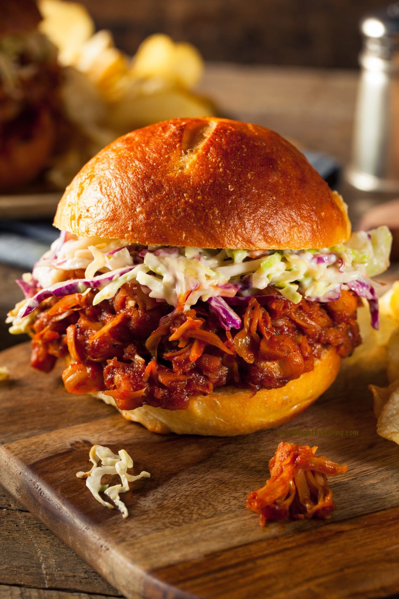 Low Calorie BBQ Chicken Sandwiches - Lose Weight By Eating