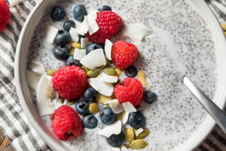 Low Calorie Chia Seed Yogurt Breakfast Bowls - Lose Weight By Eating
