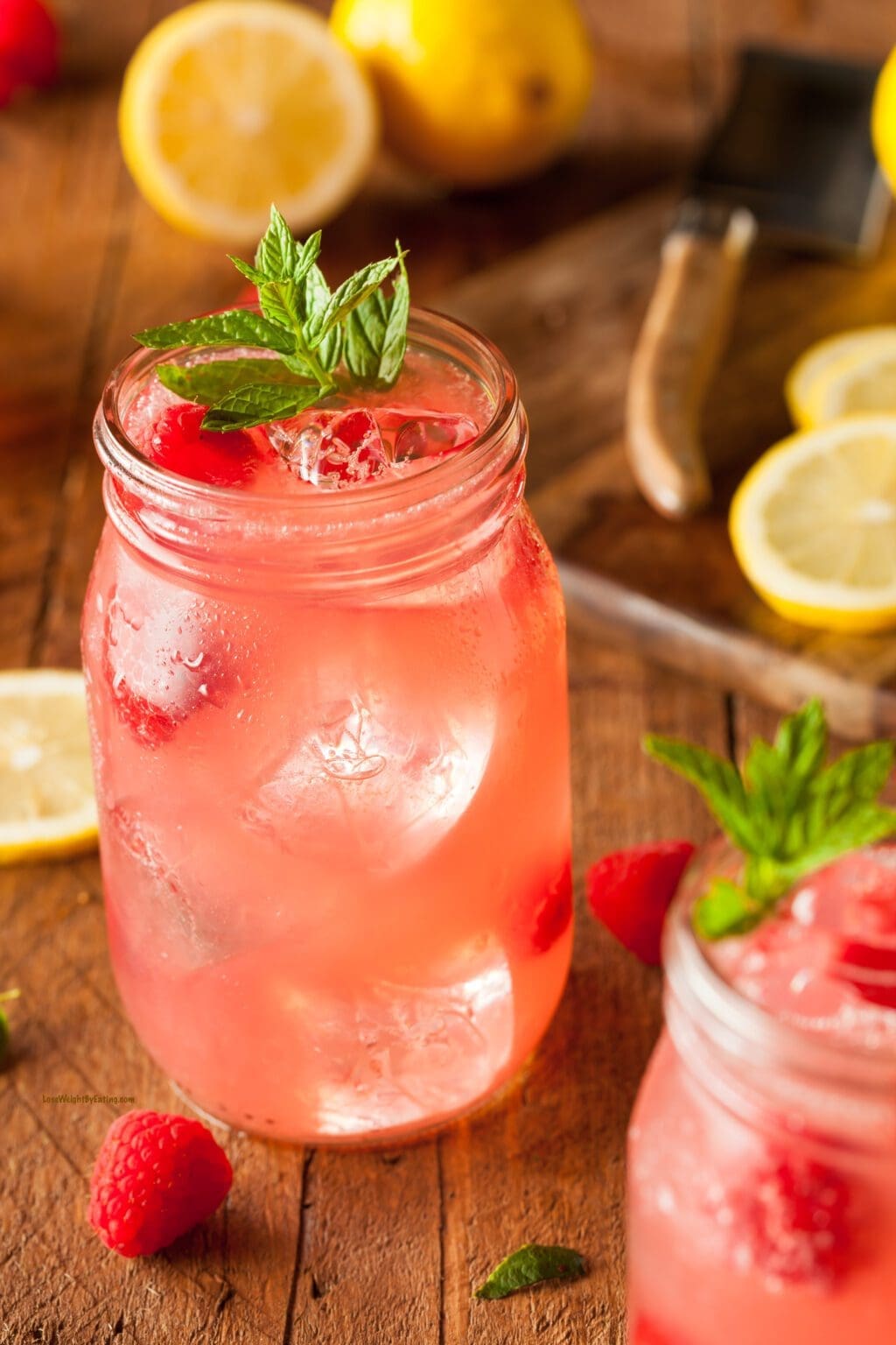 Low Calorie Raspberry Lemonade - Lose Weight By Eating