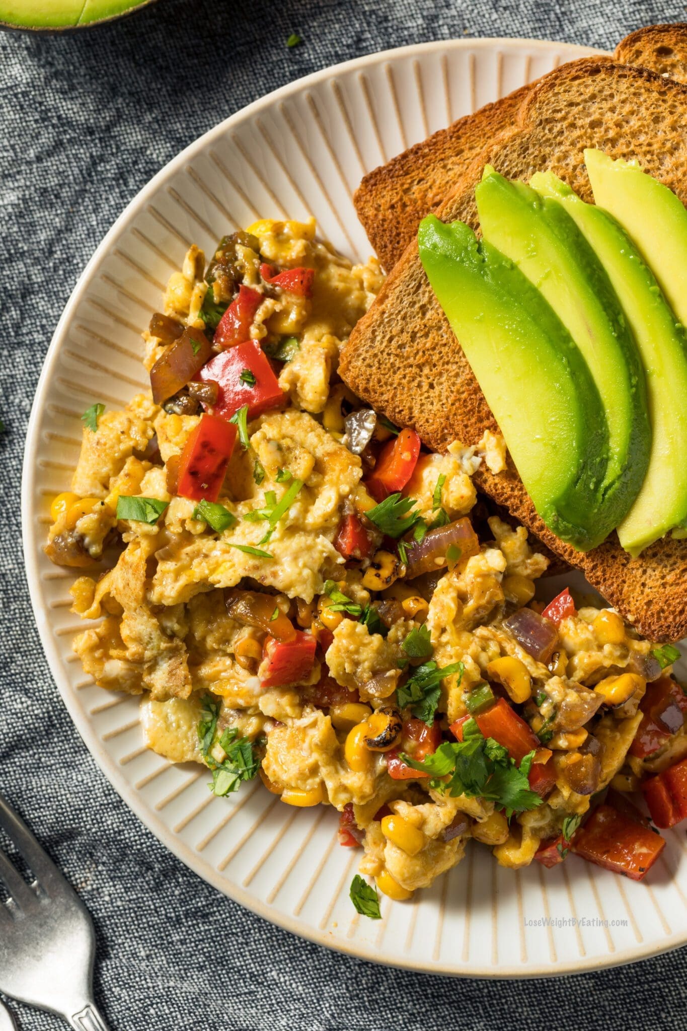 Low Calorie Southwest Breakfast Scramble - Lose Weight By Eating
